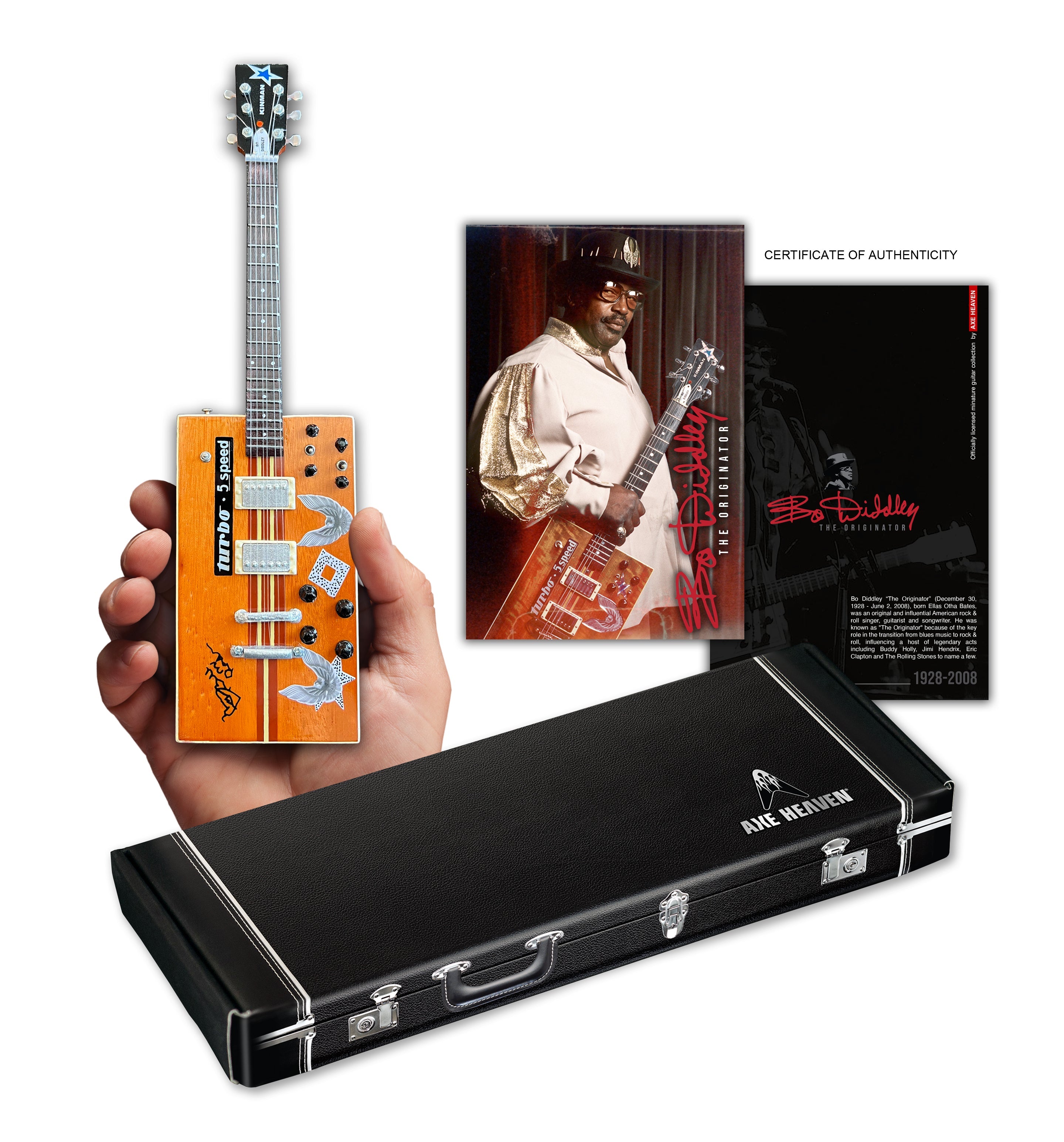 BO DIDDLEY SIGNATURE “TWANG MACHINE” TURBO 5-SPEED KINMAN CUSTOM MINI ...
