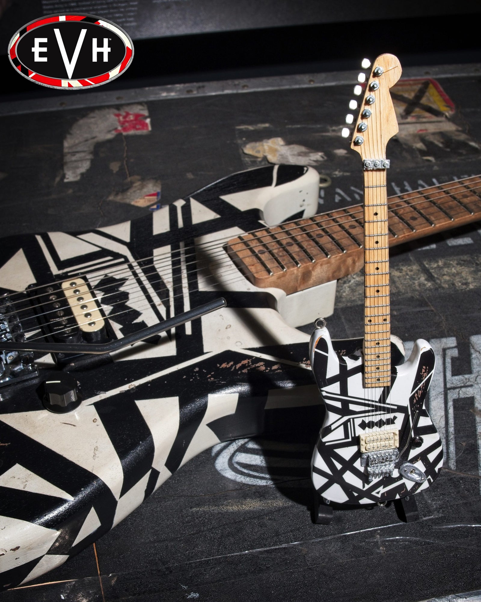 EDDIE VAN HALEN EVH “SHAPES” MINI GUITAR REPLICA COLLECTIBLE - OFFICIA ...