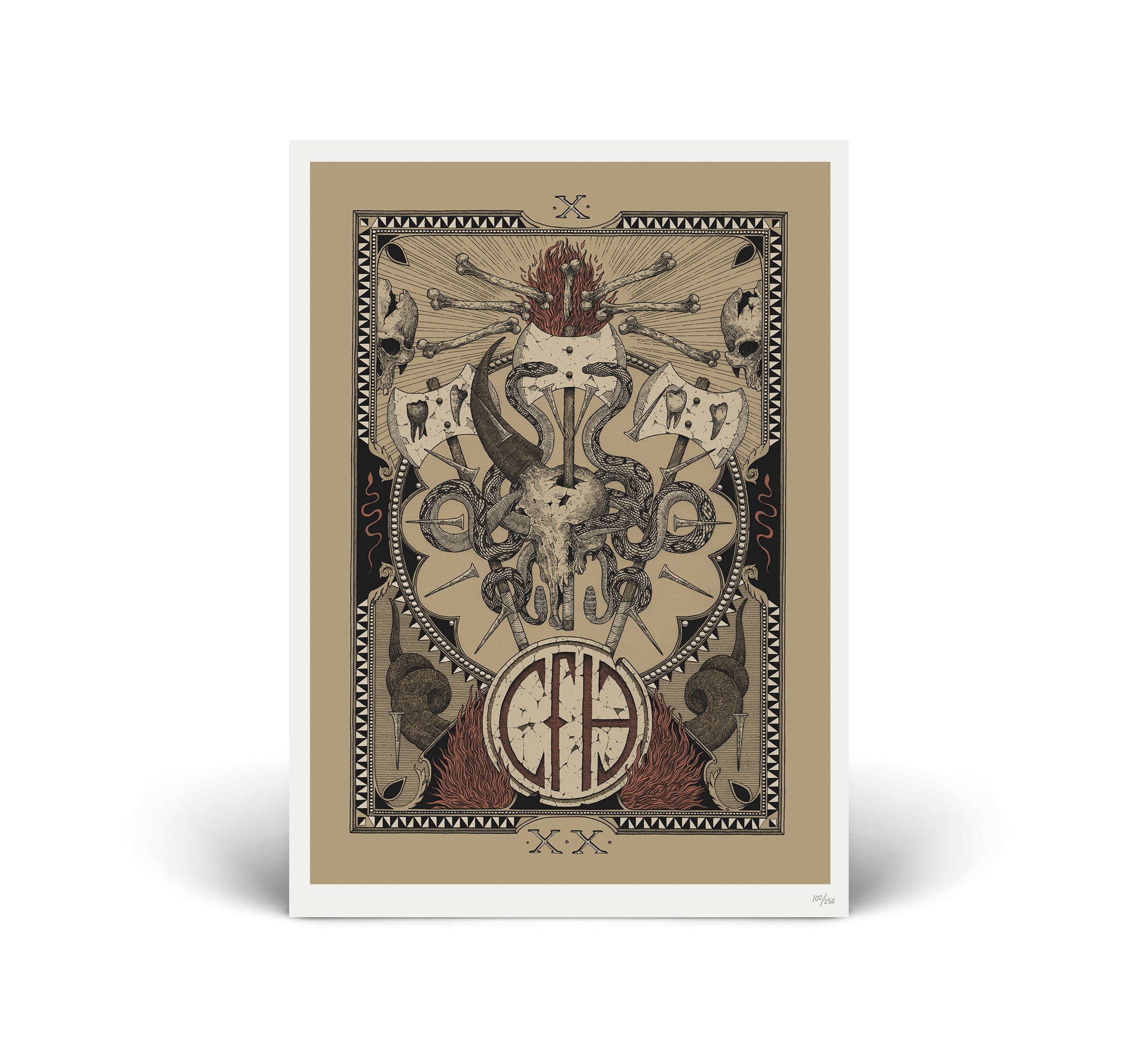 PANTERA "COWBOYS FROM HELL" PRINT - EXCLUSIVE - LTD. 250 – Veeps Inc