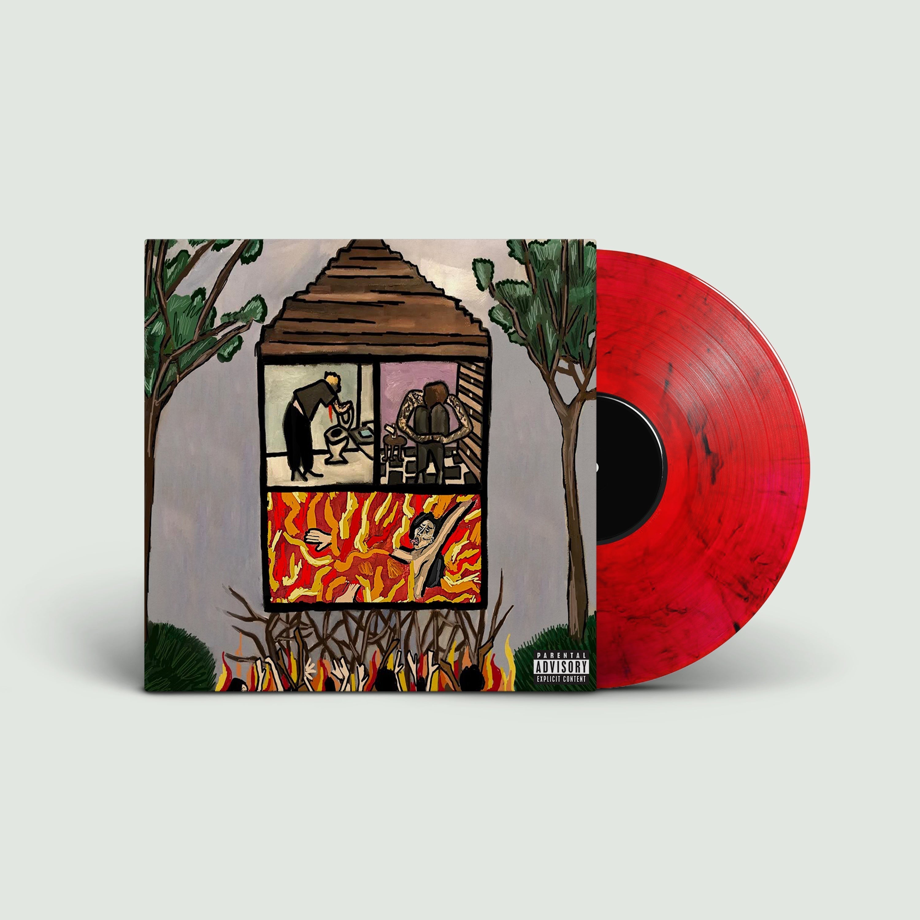 $UICIDEBOY$ ‘LONG TERM EFFECTS OF SUFFERING’ LP - RED SMOKE – Veeps Inc