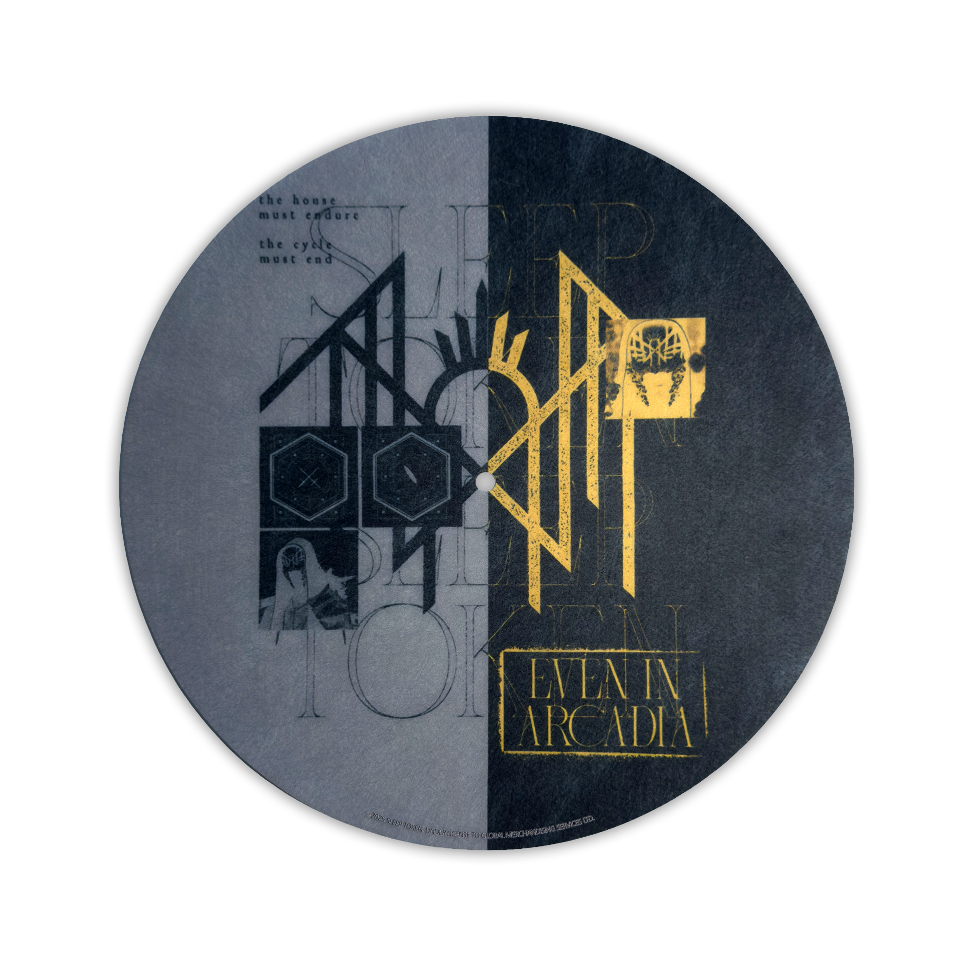 SLEEP TOKEN "ARCADIA BLACK & GOLD" LIMITED EDITION SLIPMAT (Exclusive ...